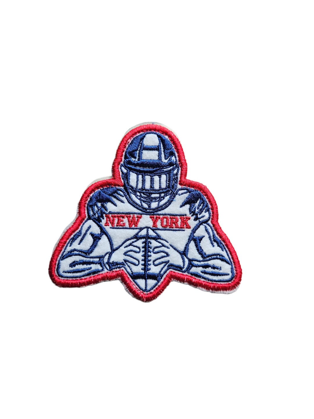 New York Football Player Shaped Iron on Patches - Etsy