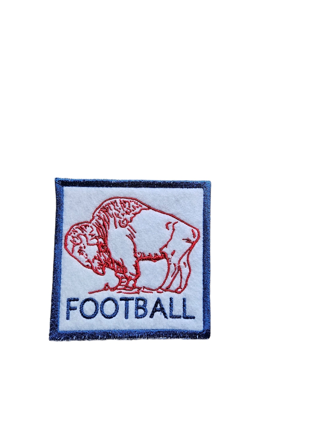 50. Standing Buffalo Football Patch Nickel 2 Sizes Available Iron On - Etsy