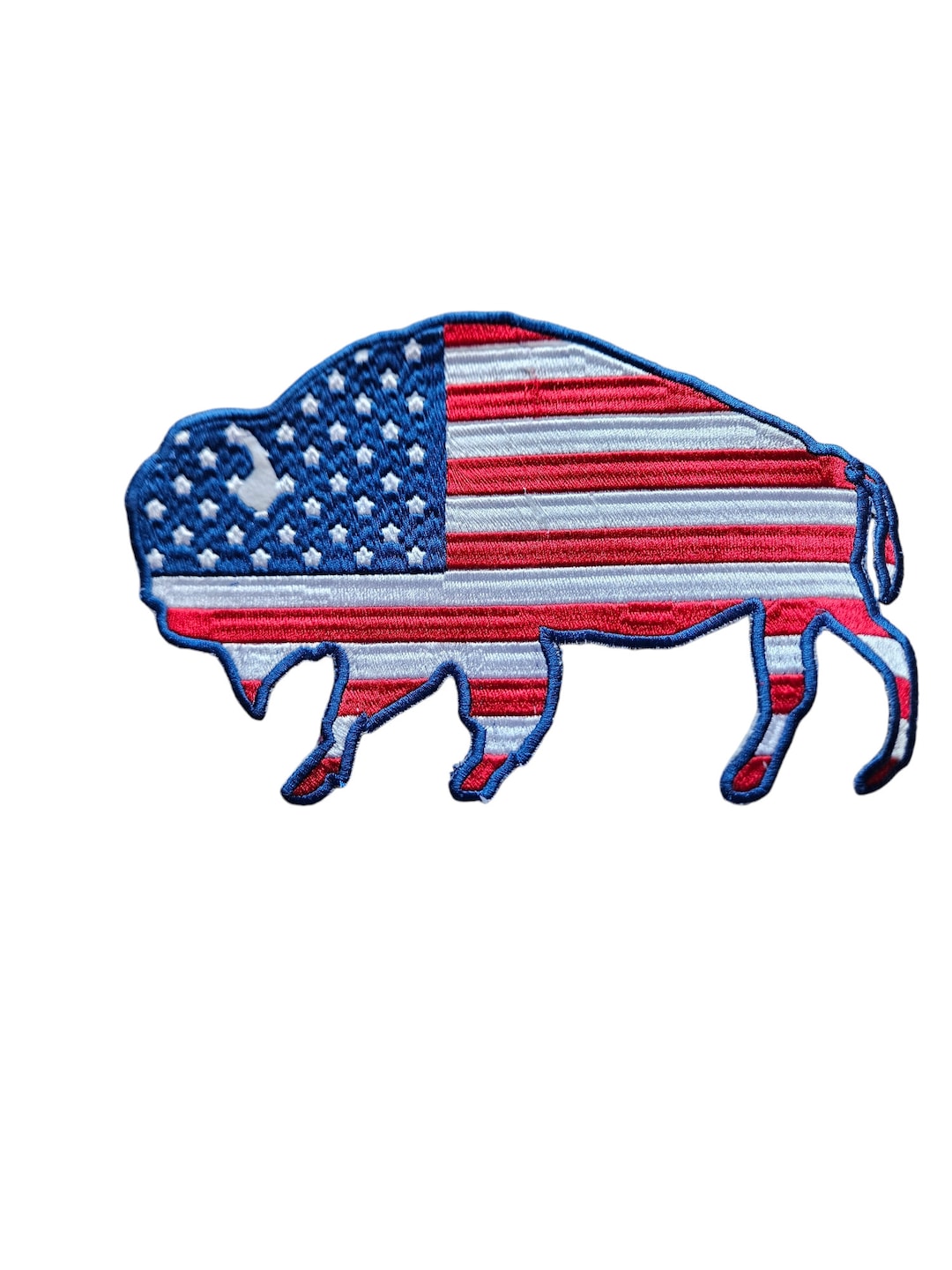 Buffalo Football Patch - Flag - Iron on - Embroidered Gameday Gear - 4 ...