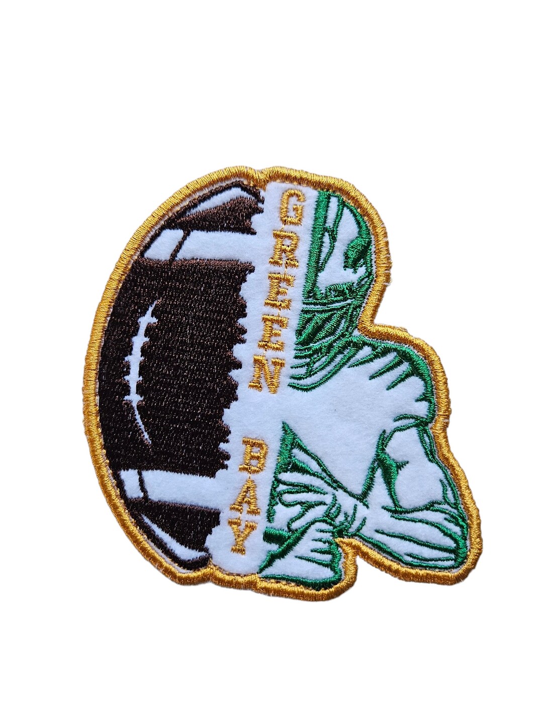 Green Bay Football Player Iron on Patch - Etsy