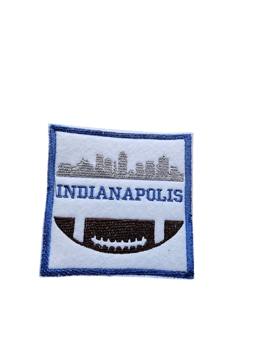 Indianapolis Football City Skyline Iron on Patch in 2 Sizes - Etsy