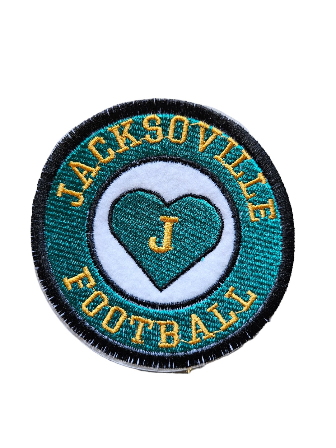 Jacksonville Circle Team Patch Football Iron on Patch in 2 Sizes - Etsy