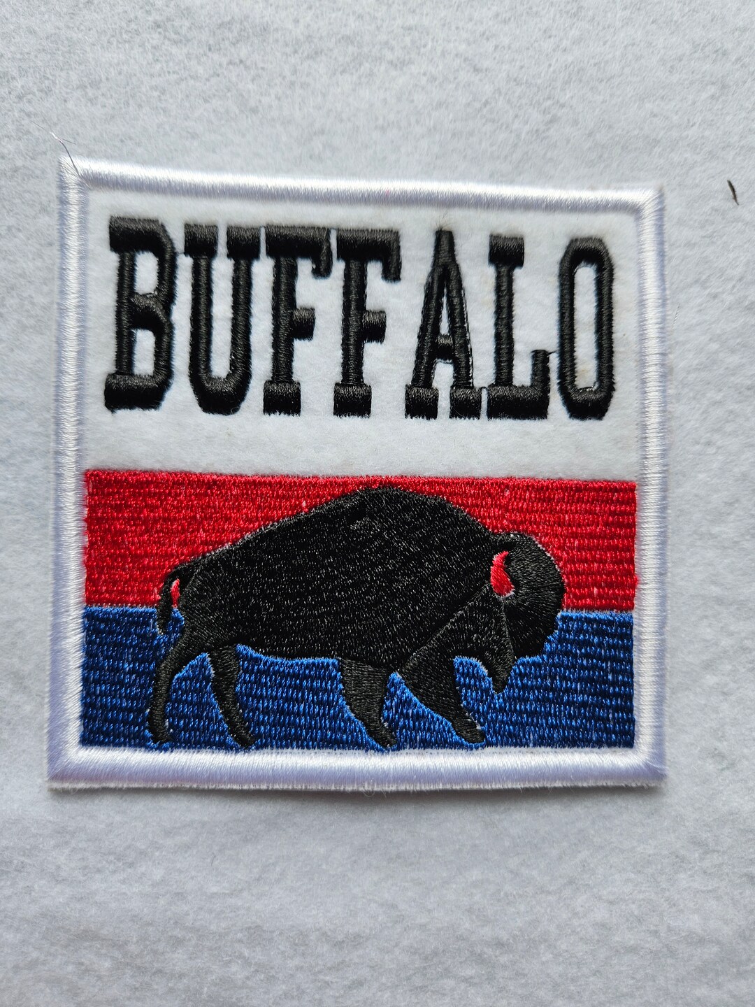 51. Buffalo Patch Iron On - Etsy