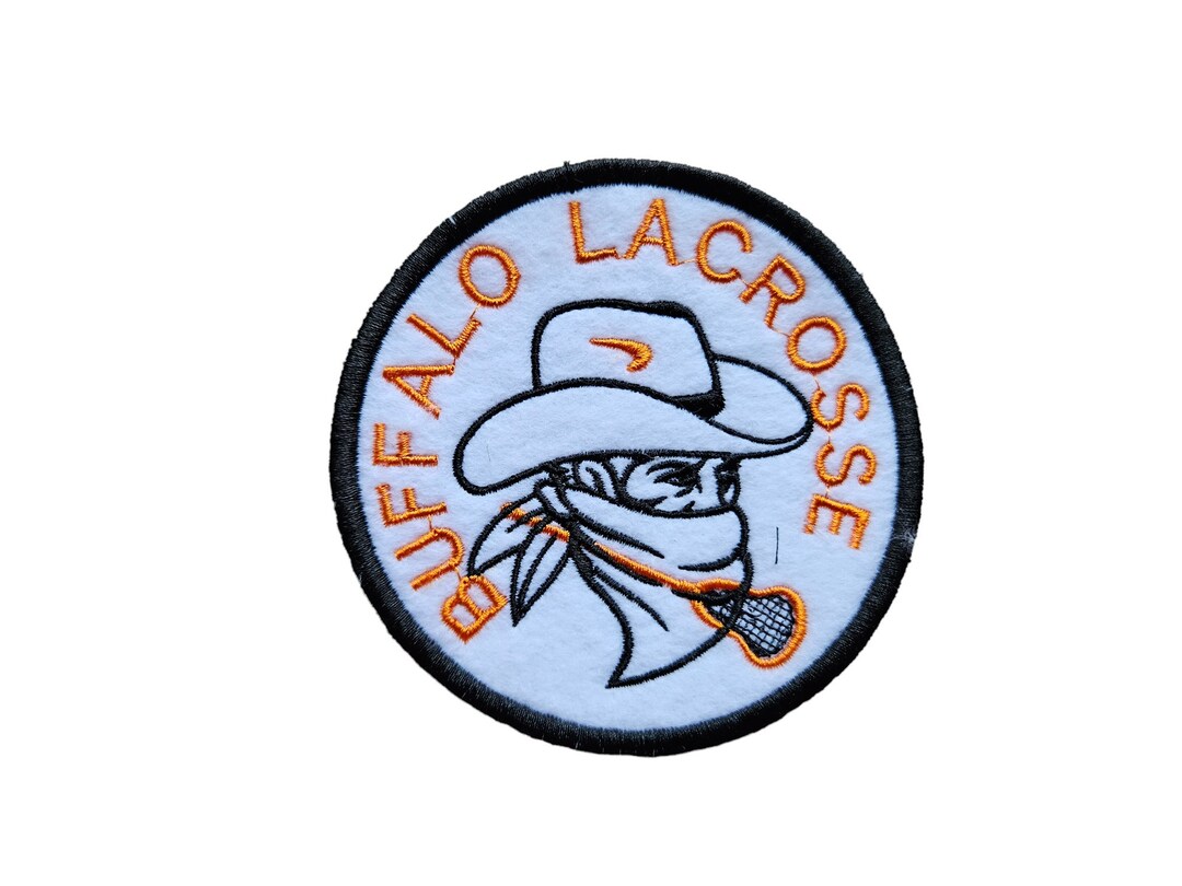 Embroidered Buffalo Lacrosse Patch #37 Iron on Patch Sizes 2.25 and 4 ...