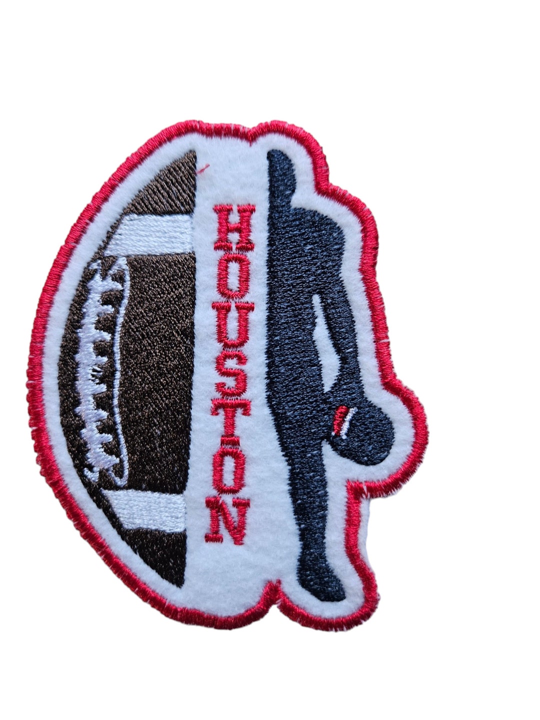 Houston Football Player Iron on Patch - Etsy