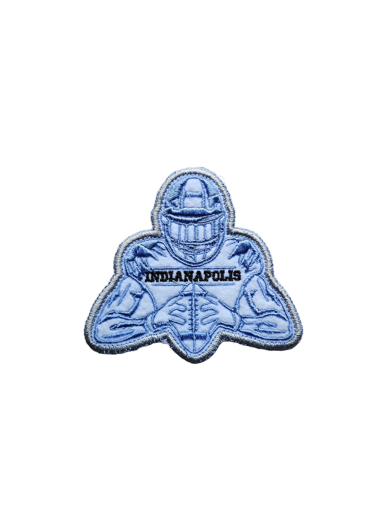 Indianapolis Football Patch - Player Shaped Iron On- Machine ...