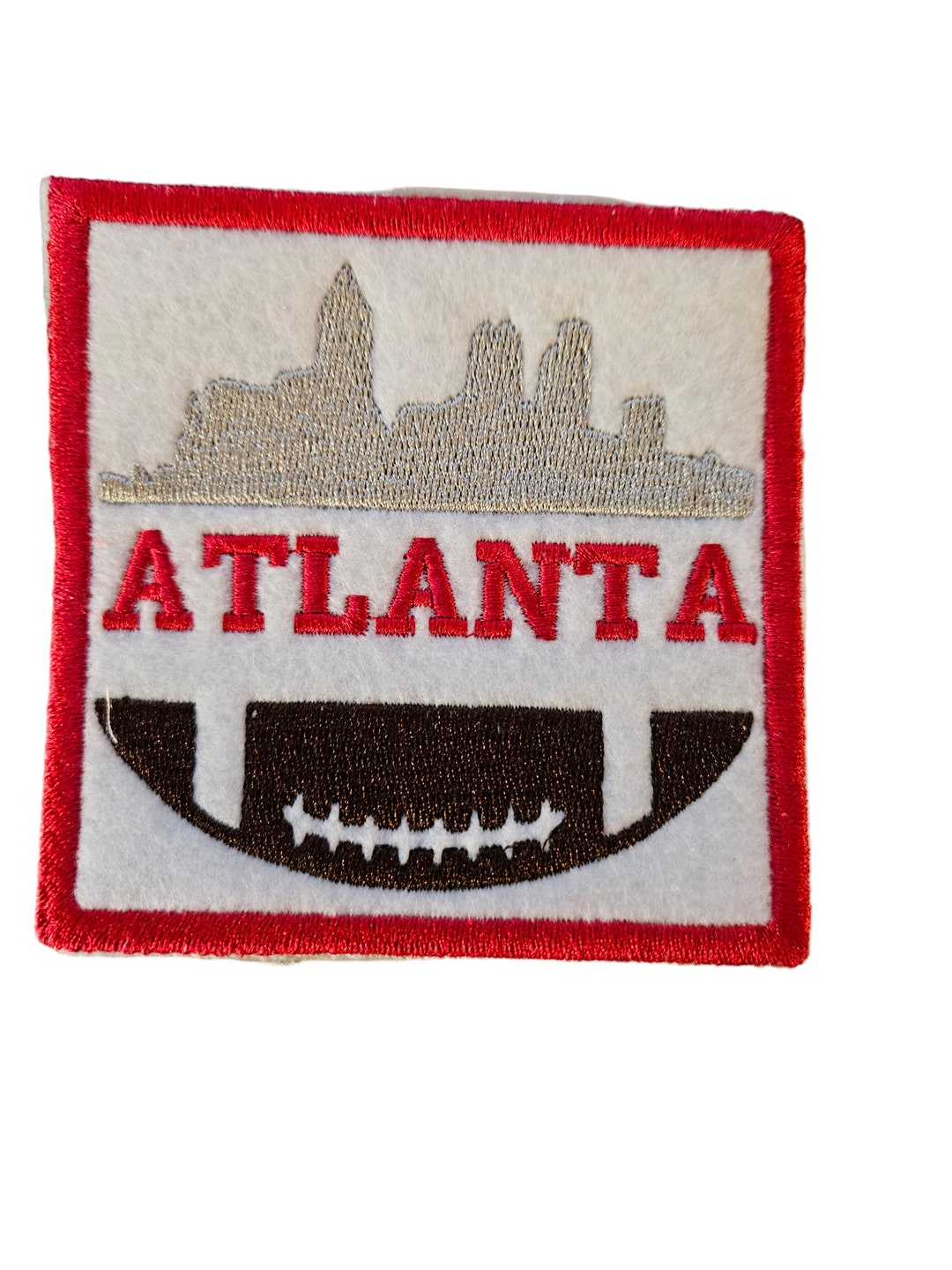 Atlanta Football City Skyline Cityscape Patches 2 Sizes - Etsy