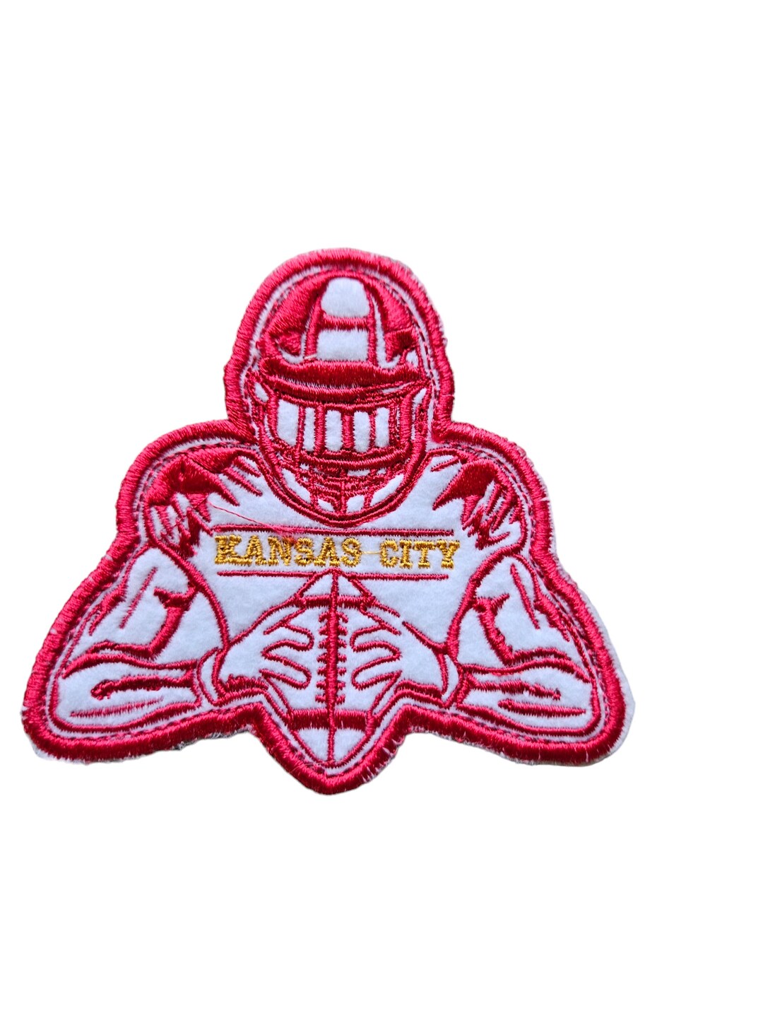Kansas City Football Player Iron on Patch 4 Inches - Etsy