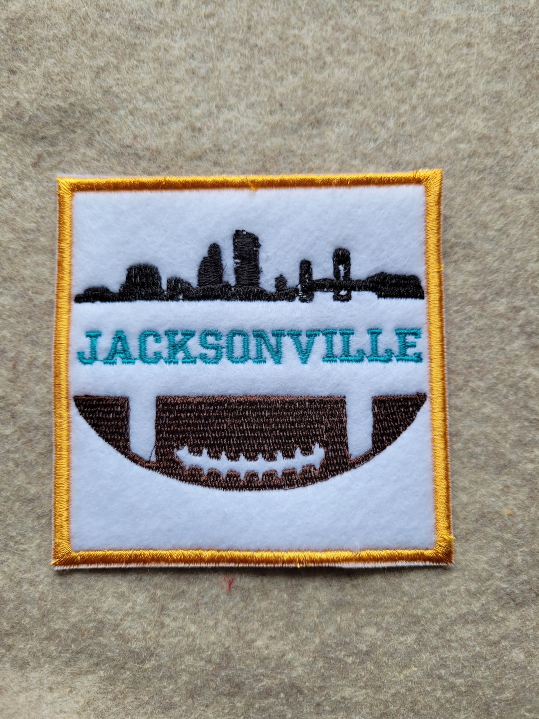 Jacksonville Football City Skyline Cityscape Patch 2 Sizes Available - Etsy