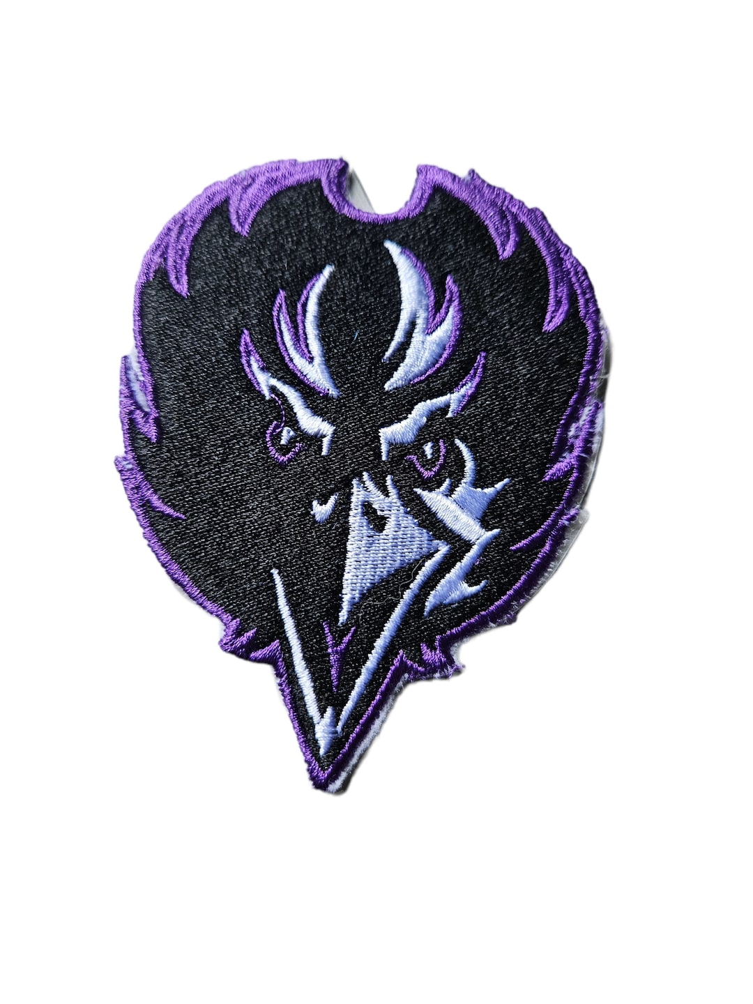 Baltimore Football Raven Face Shaped Patch Iron On - Etsy
