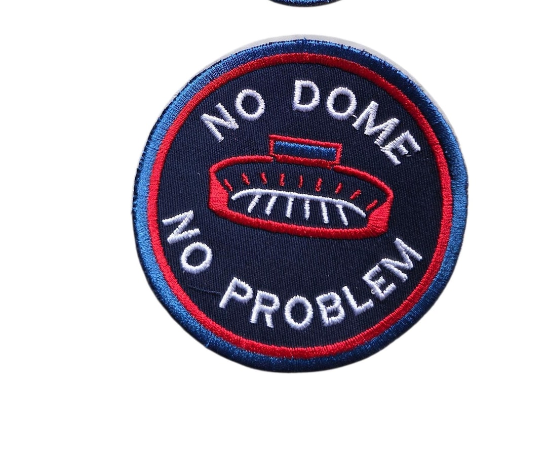 49. Buffalo Football Patch- No Dome, No Problem - Iron -on -hat Bar - 2 ...