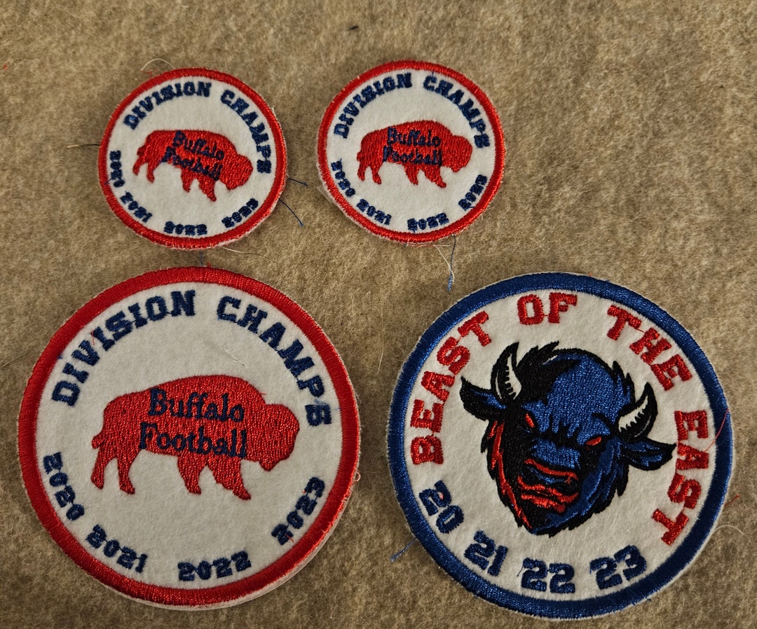 95. Buffalo Football East Champions Iron on Patches Beast Patch - Etsy