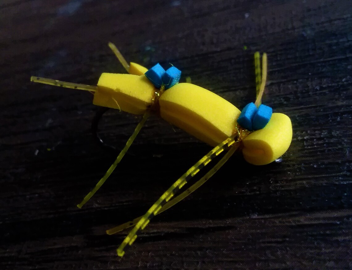 3 Ol' Mr. Wiggly Fly. Smallmouth/trout/panfish flies. | Etsy