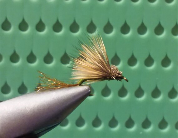 3 CDC X Caddis Fly. Tan/Olive. Dry Flies. Caddis Emergers | Etsy