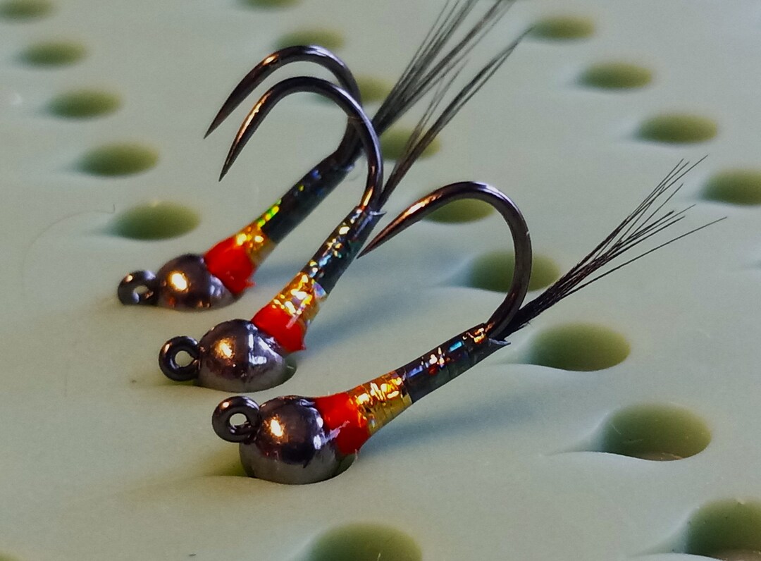 3- Sunset Perdigon Jig Nymph Fly. Euro Nymphs. - Etsy