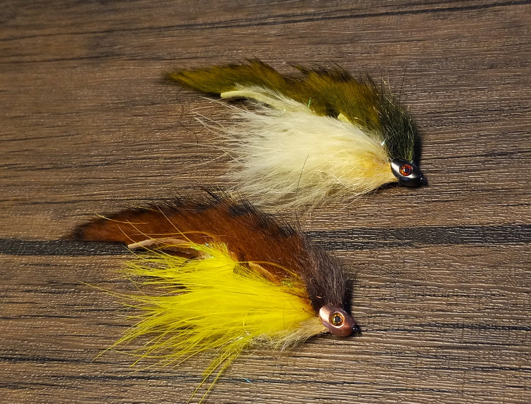 Marazonker Articulated Streamer various Colors. Streamer Flies. - Etsy