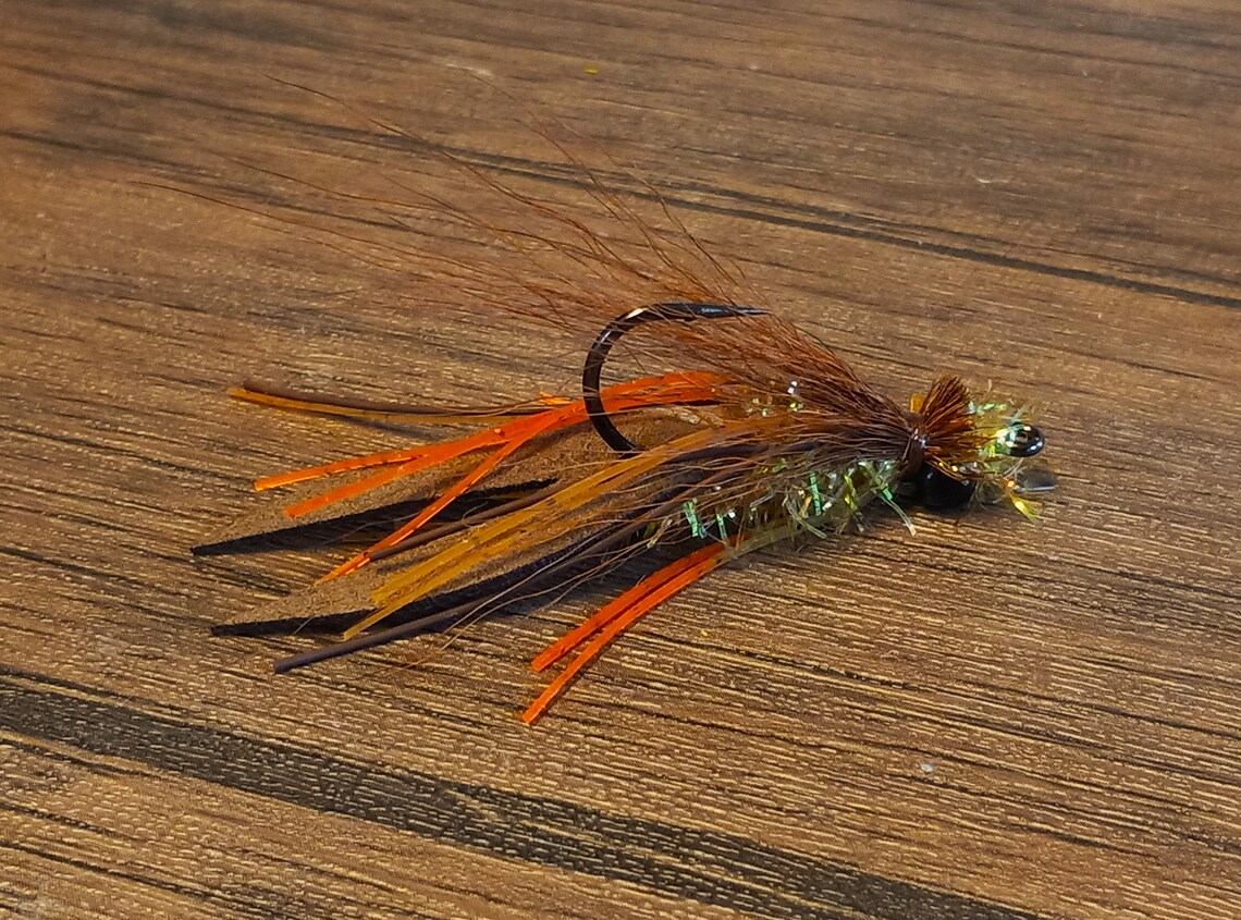 Hairy Clawdad Streamer Fly. Crayfish Flies. - Etsy