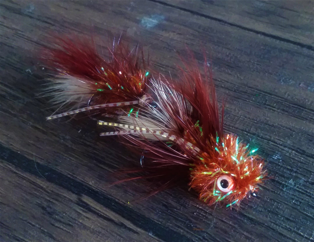 Circus Peanut Articulated Streamer Fly various Colors. Streamer Flies ...