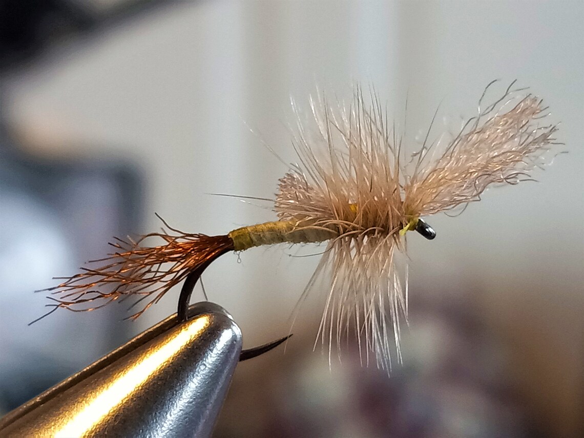 3- Pmd/sulfur Cripple Emerger Fly. Dry Flies. - Etsy