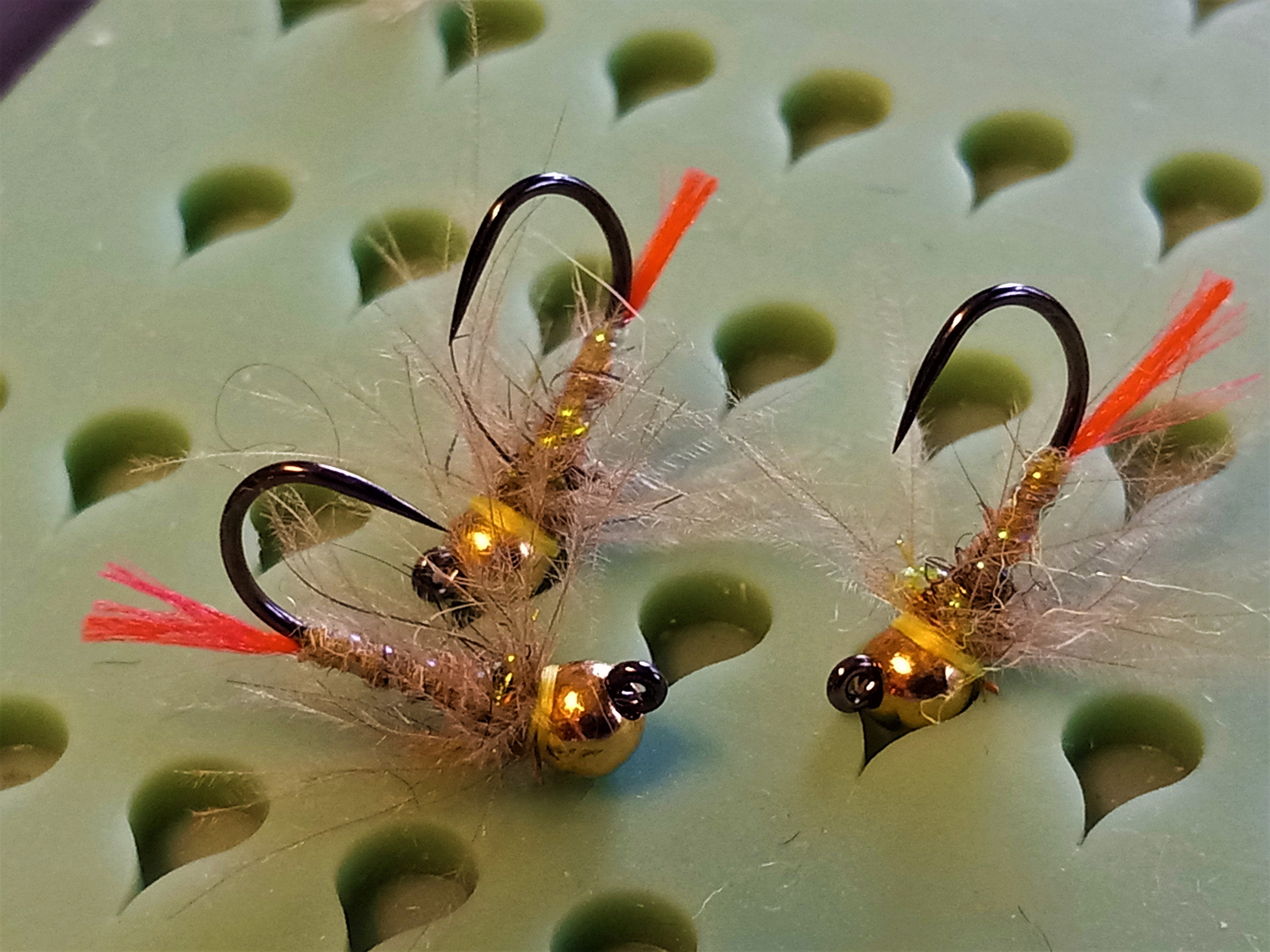 3 CDC Firetagger Nymph Fly. Euro Nymphs. - Etsy