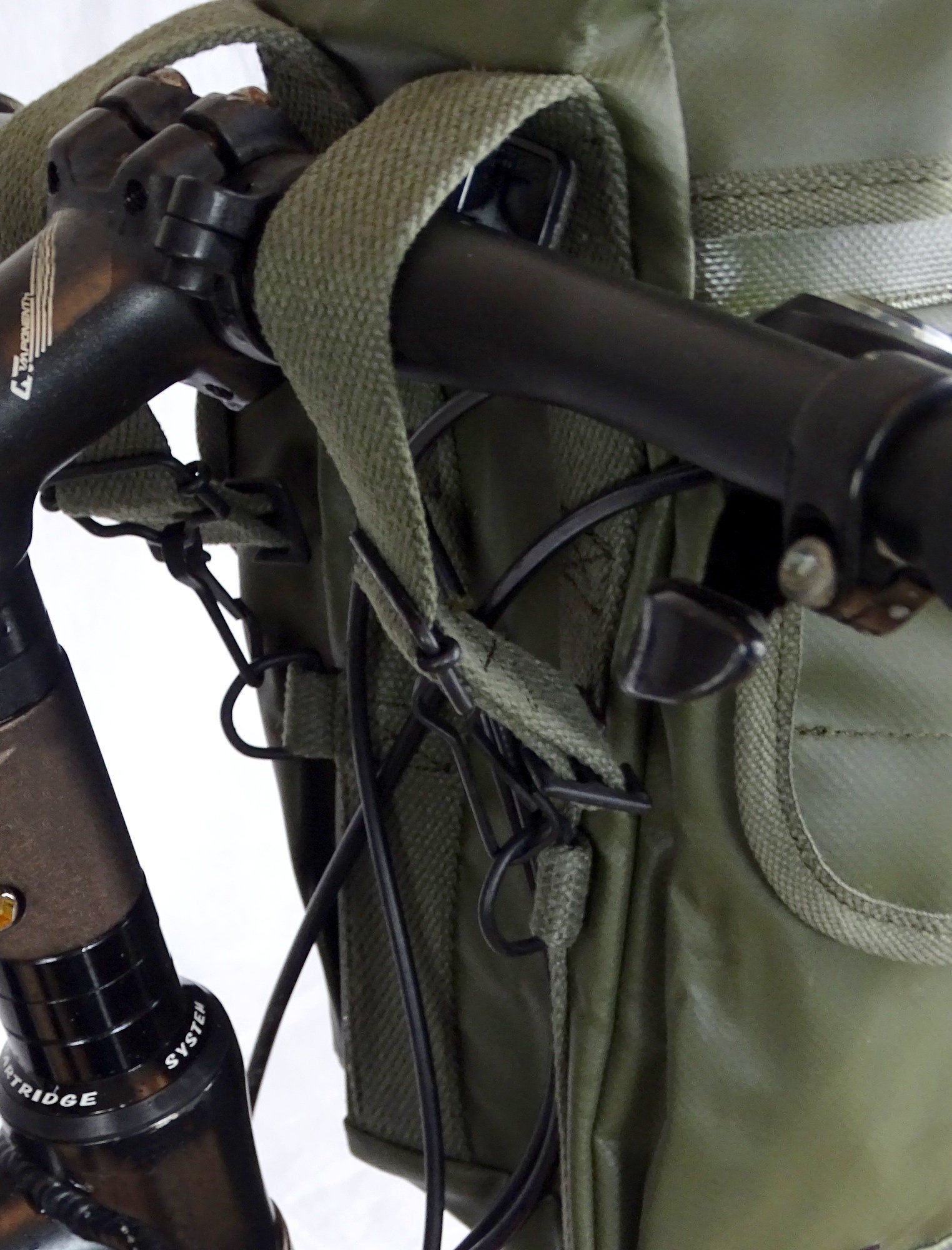 Ex-army Handlebar Bag in Olive Green Fully Waterproof Vintage - Etsy