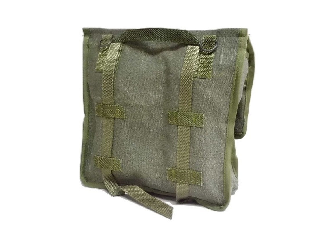 1980s Ex-army Showerproof Canvas Pannier Bags Pair Retro - Etsy