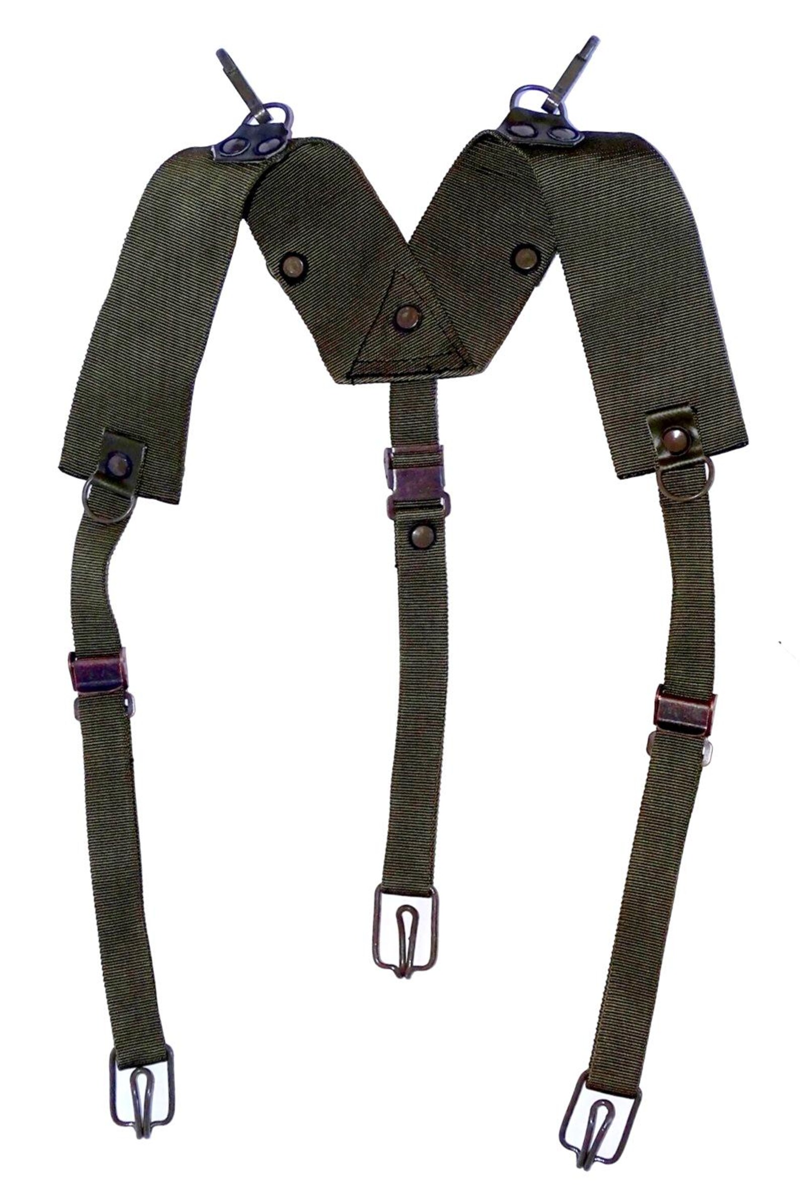 Ex-army Shoulder Harness Y-strap Suspenders Braces Adjustable Thick ...