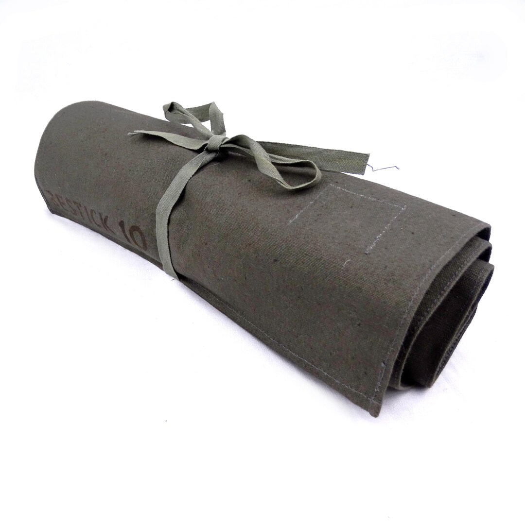 Roll up Cotton Canvas Pouch Large Swedish Army Case for Surgical ...