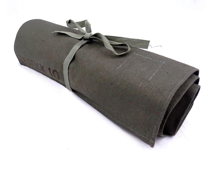 Roll up Cotton Canvas Pouch Large Swedish Army Case for Surgical ...