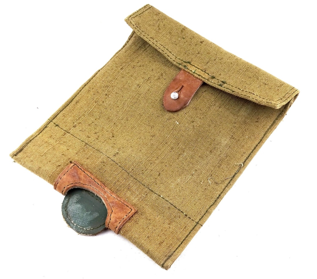 1980s Soviet Bloc Army Linen Canvas & Real Leather Shovel - Etsy