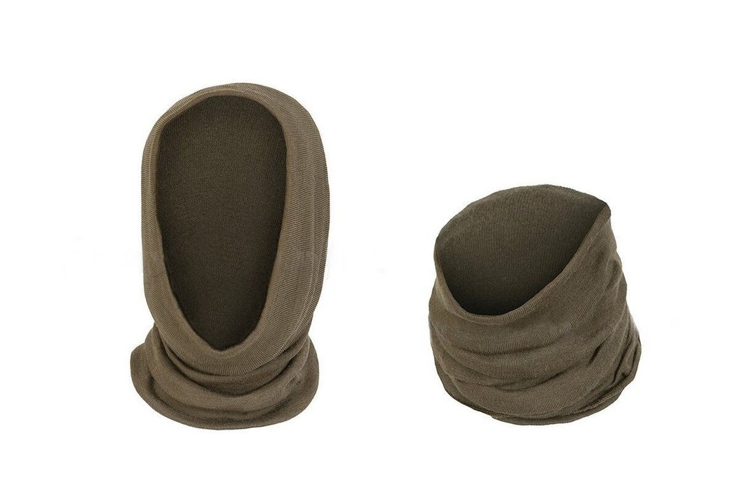 1980s Soviet Bloc Military Snood Scarf Neck Warmer Olive Headover ...