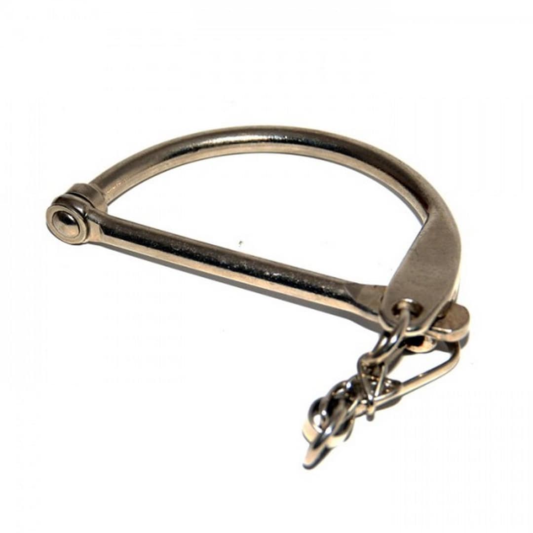 German Army Metal D-ring Sea Sack Lock With Chain and Carabinier Clip ...