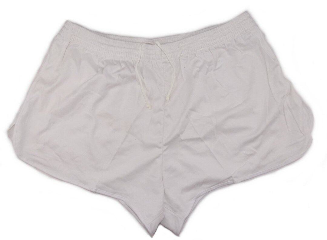 Vintage French Army Shorts 100% Cotton White Hot Pants Retro - Etsy