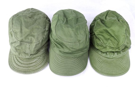 1960/70s Swedish Army Field Cap Green Hat M59 origina… - Gem