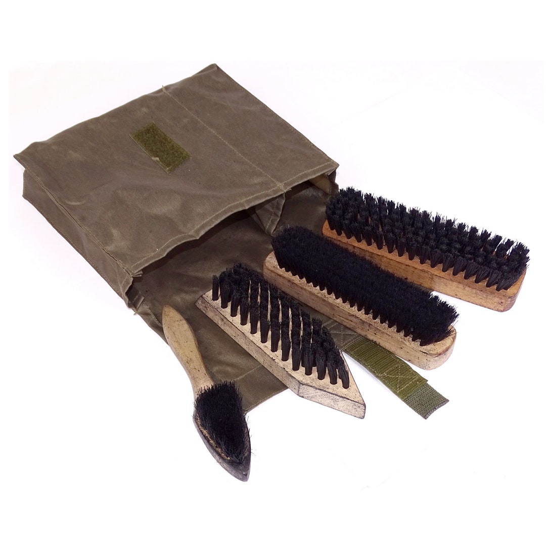 Vintage German Army Boot Cleaning Kit Shoe Care Polish Military Set of ...