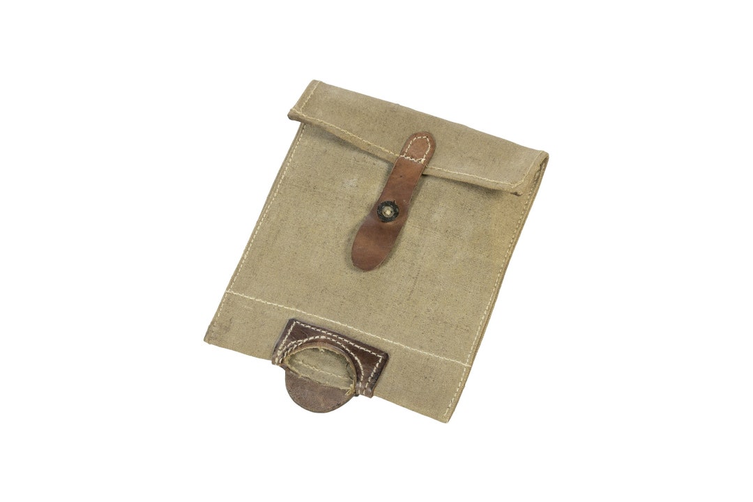 1950s Soviet Bloc Army Linen Canvas & Real Leather Shovel - Etsy