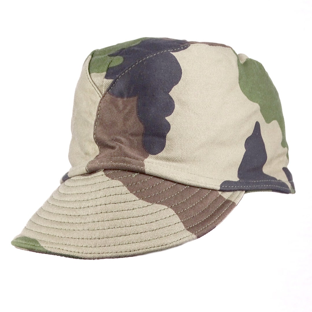1990s French Army Field Cap Cotton Breathable Lightweight Hat Jungle ...
