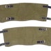 Genuine 1960s Ex-army Gaiters Canvas & Leather Olive Vintage Boot Shoe ...