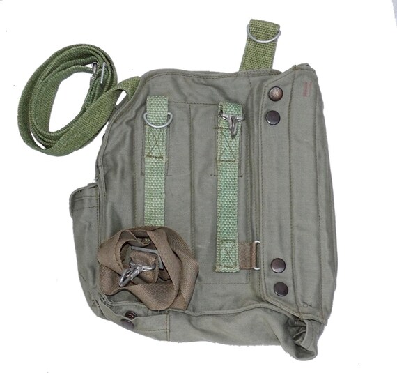 Unique 1980s Military Shoulder Bag Army Surplus Canva… - Gem