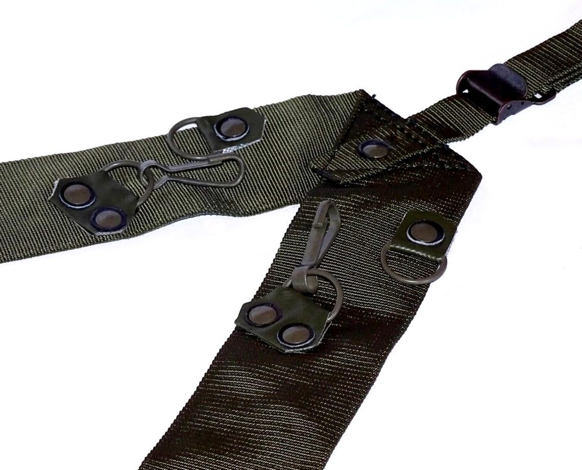 Ex-army Shoulder Harness Y-strap Suspenders Braces Adjustable Thick ...