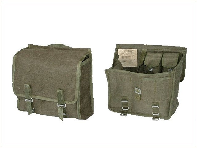 1980s Ex-army Showerproof Canvas Pannier Bags Pair Retro - Etsy