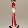 Hand Carved Wooden Folk Art Triangle Santa Claus Figure - Etsy