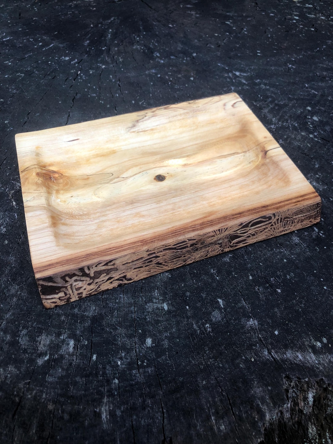 Natural Edge Handmade Ash Wood Catch-all Tray *please Read Description ...