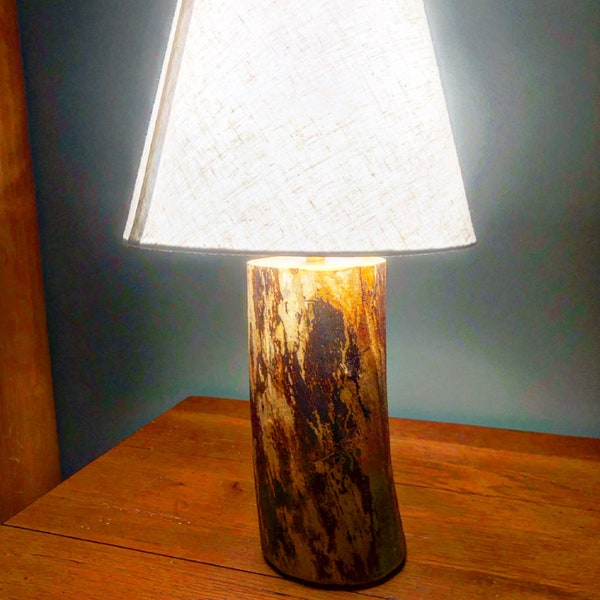 Rustic Log Lamps - Etsy