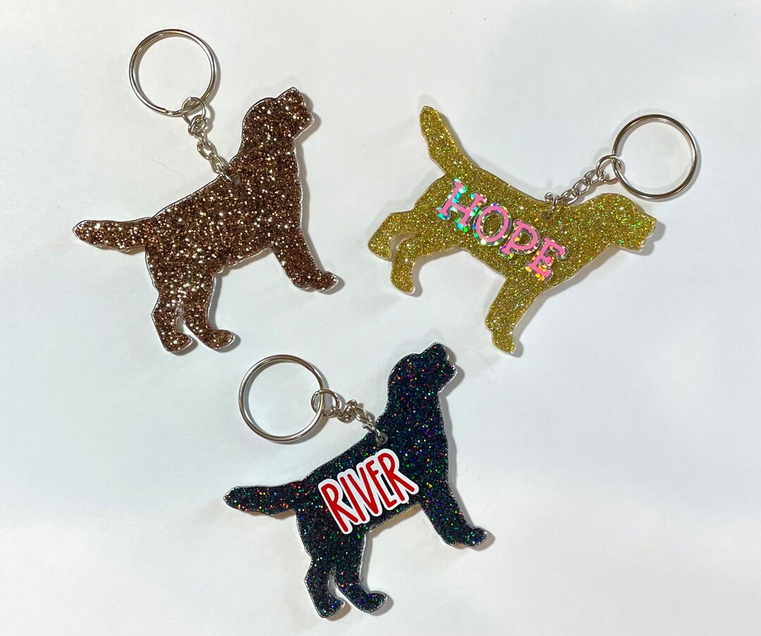 Labrador Retriever Keychain | Choose Your Color! | Dog Breed Lab ...