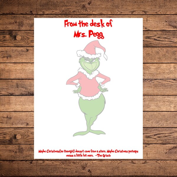 Grinch Quote - Etsy