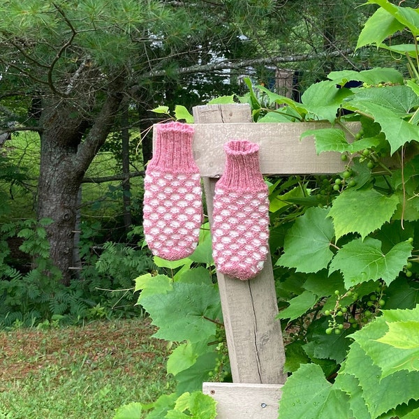 Pink Mittens - Etsy