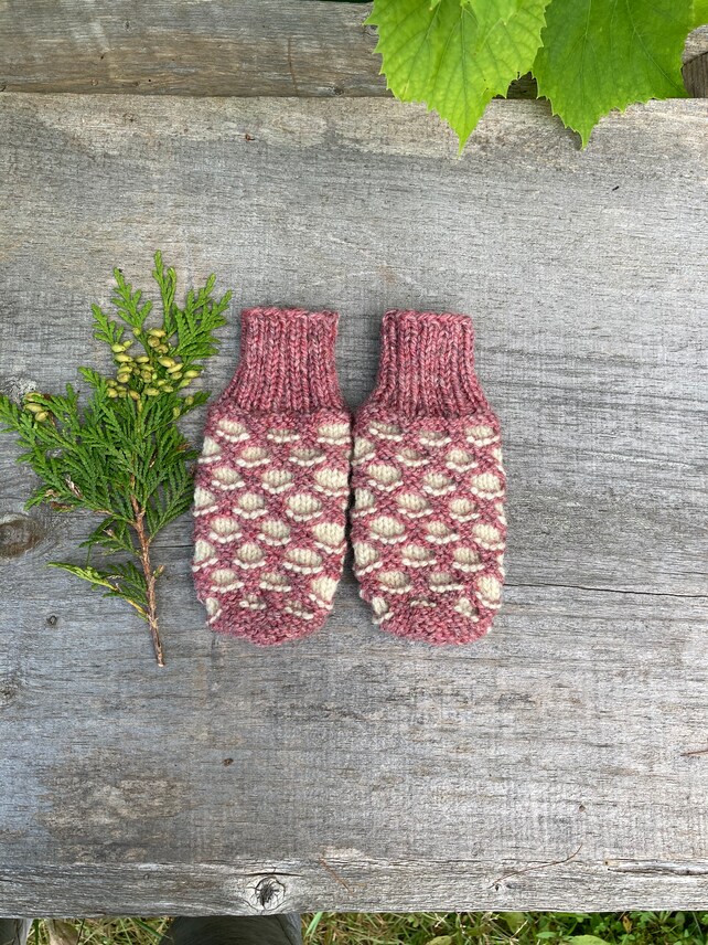 Double Knit Mittens - Etsy