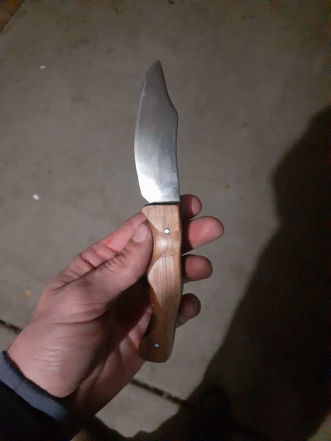 Hand Forged, Coil Spring, Small Game, Bird and Trout Knife, Black ...
