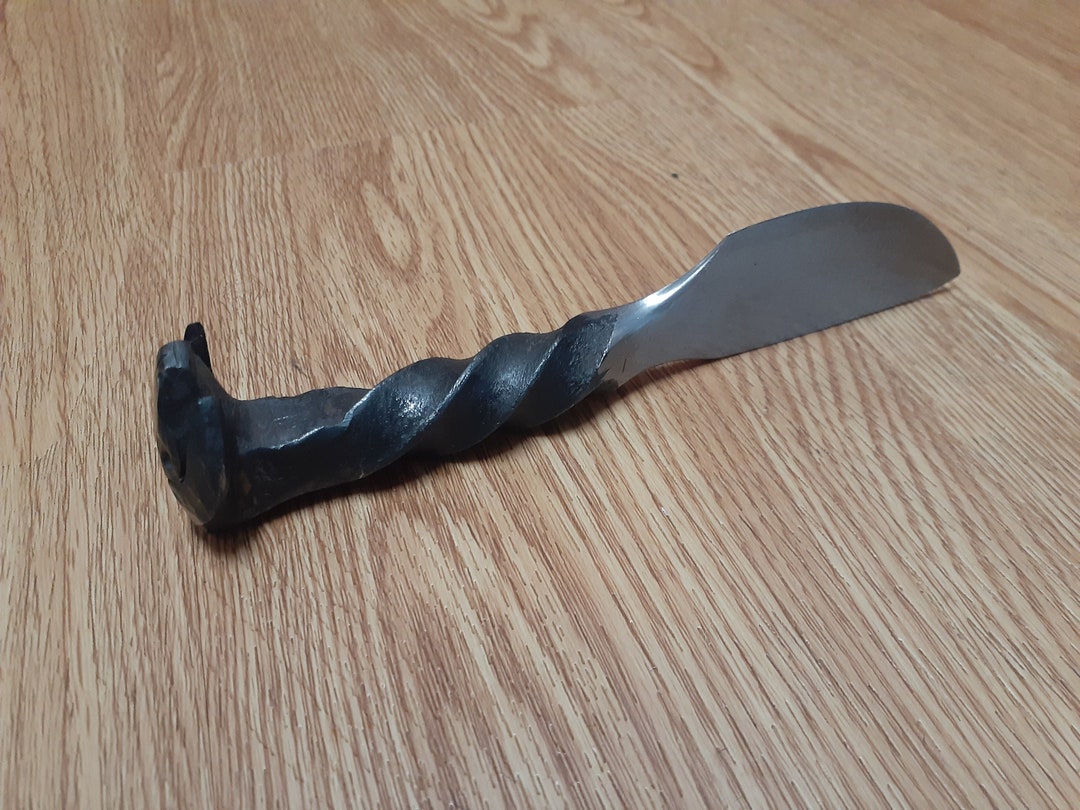 Hand Forged Railroad Spike Custom Sheep Headed Skinning Knife - Etsy